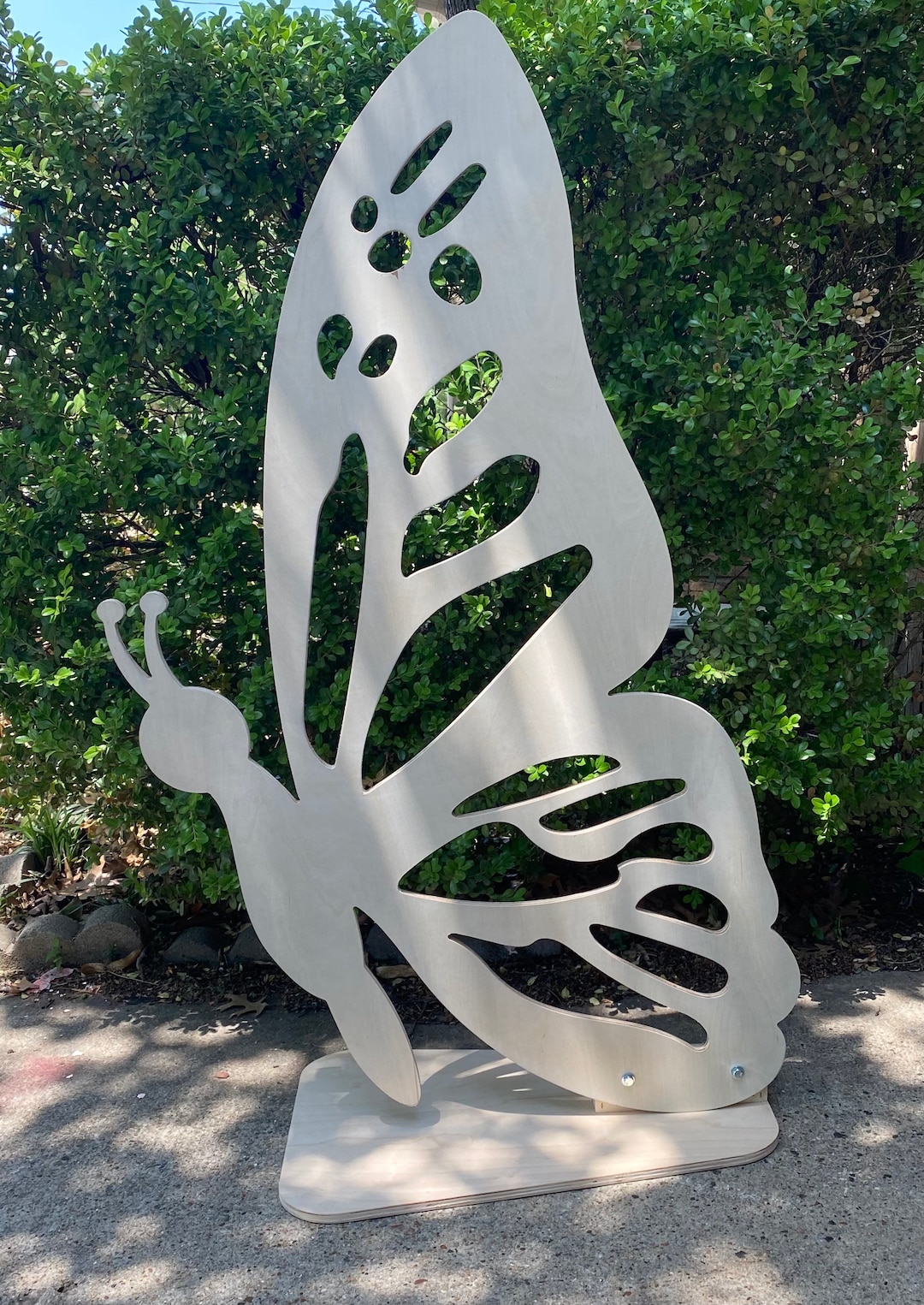 Enchanting 4ft Side View Wood Butterfly | Butterfly Prop | Butterfly ...