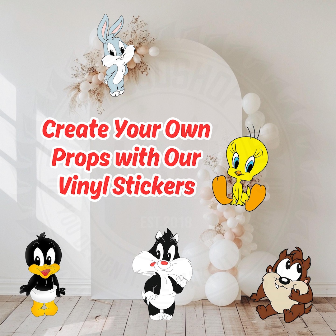 Baby Looneyy Tune Decor, Baby Looney Stickers, Baby Looneyy Cutouts ...