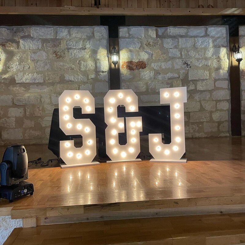 Marquee Numbers - Etsy