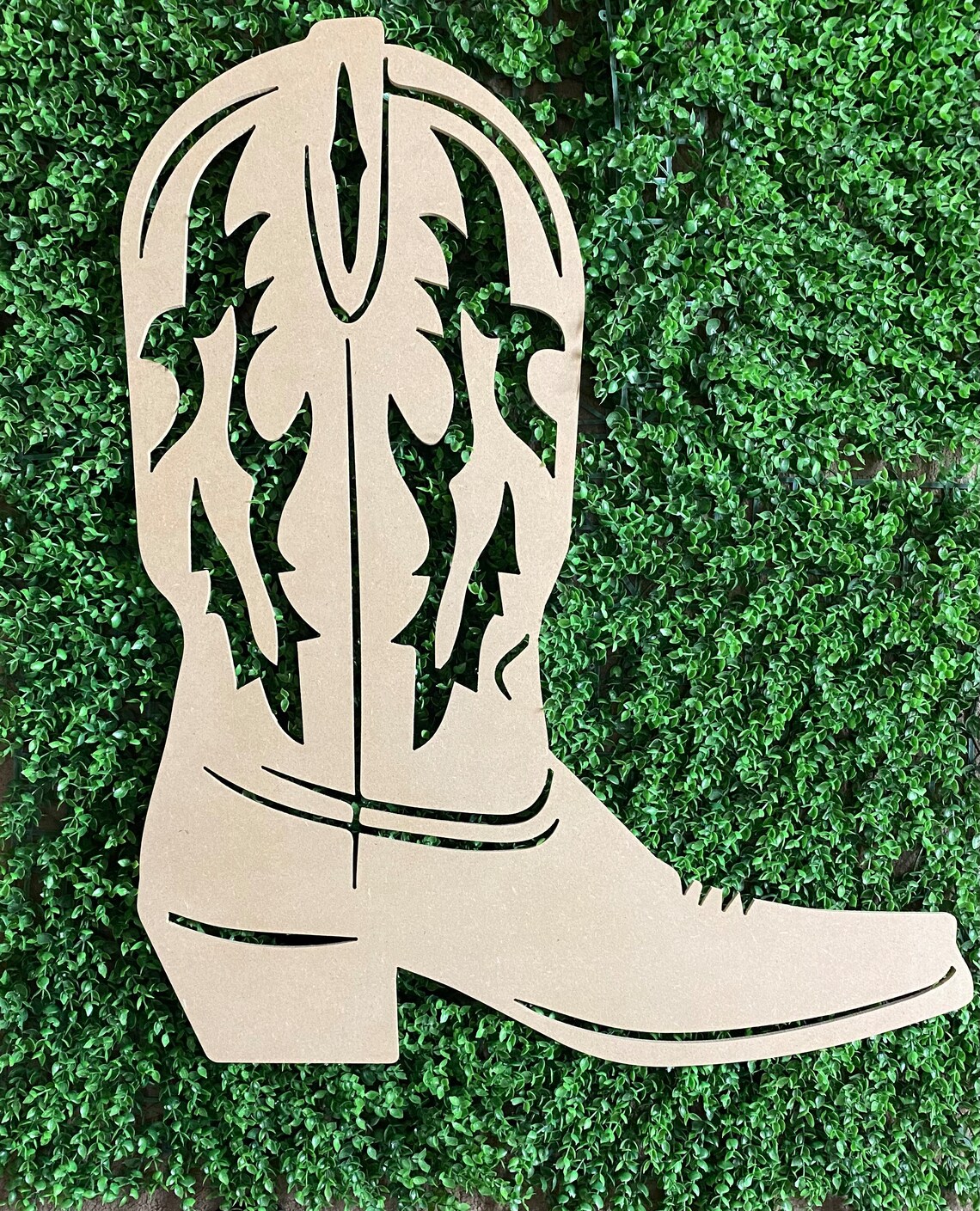 Cowboy Boot, Cowboy Boot Wood Cutout , Cowboy Silhouette, Western Theme ...