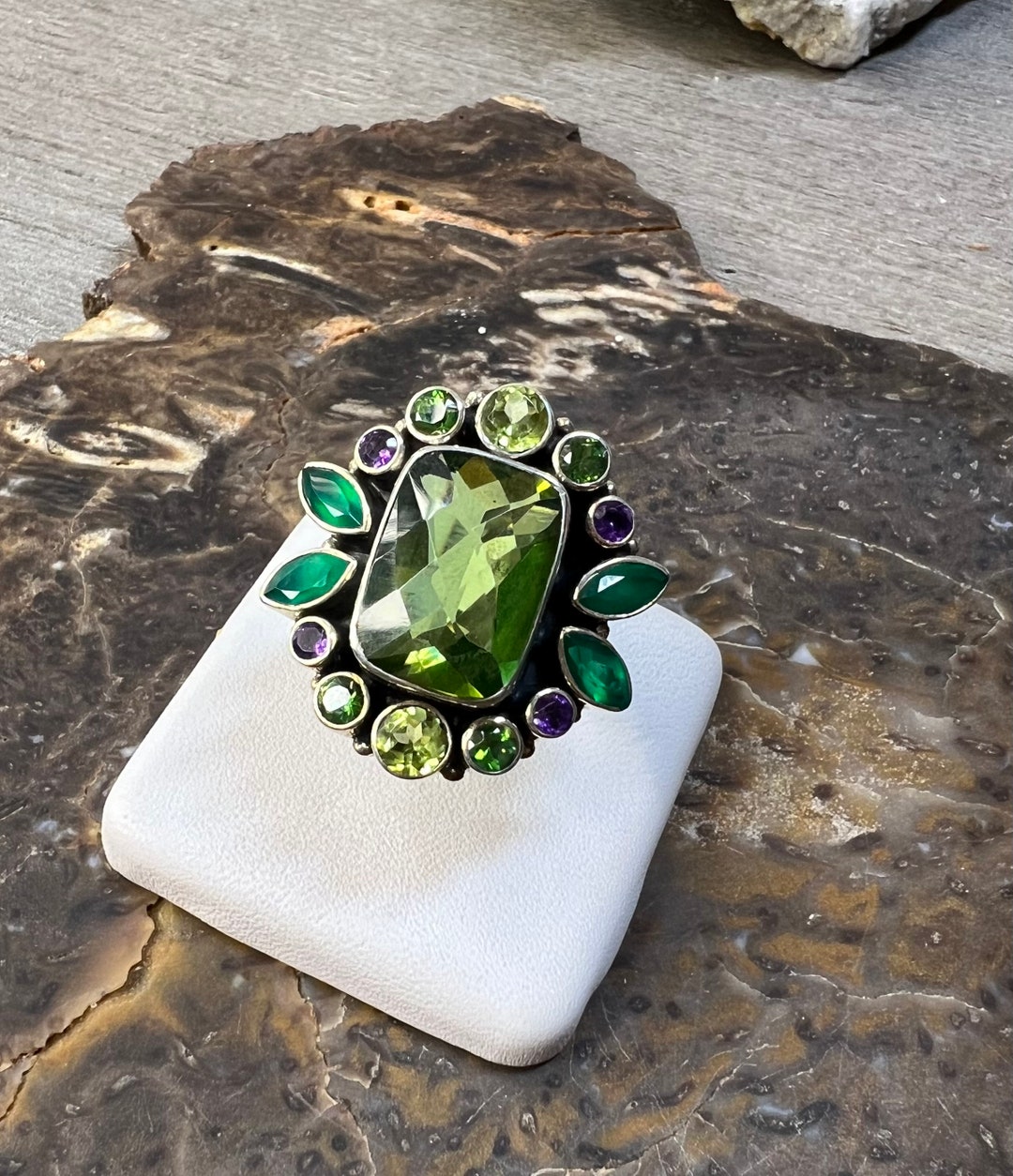 Nicky Butler Multi Gemstone Sterling Ring - Etsy