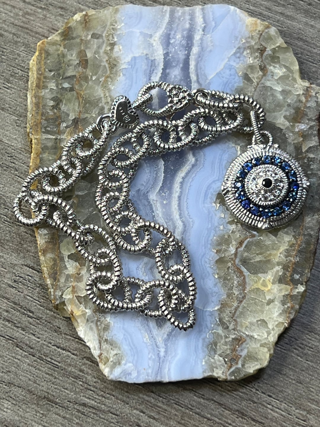 Sterling Vintage Judith Ripka Evil Eye Bracelet - Etsy