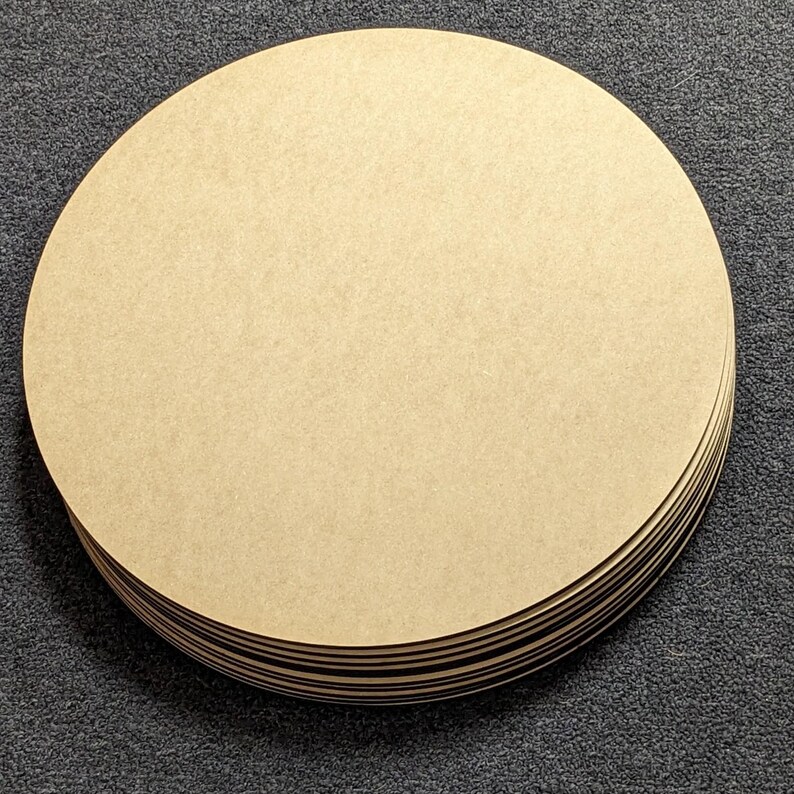 10-pak, Unfinished Wood Laser Cut Rounds - Etsy