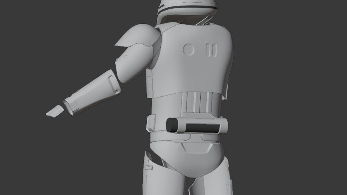 First Order Stormtrooper 3d Print File (STL) - Based on 501st CRL - Etsy