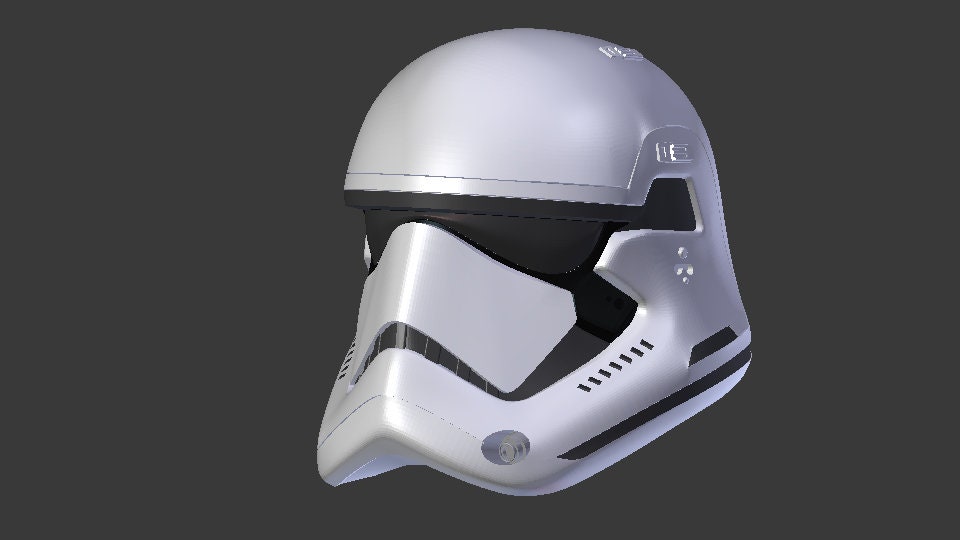 First Order Stormtrooper 3d Print File STL Helmet ONLY Based on 501st ...