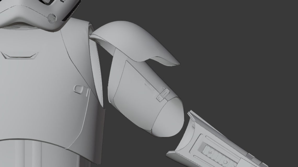 First Order Stormtrooper 3d Print File (STL) - Based on 501st CRL - Etsy