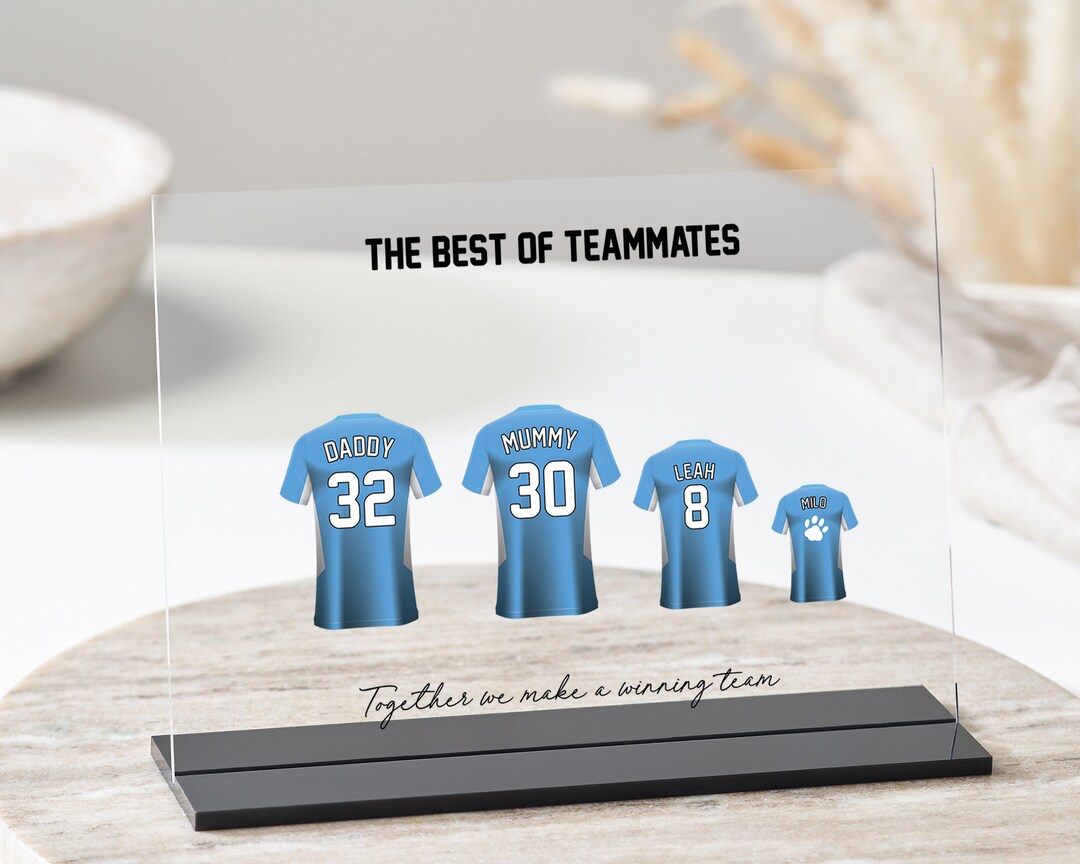 Personalised Football Shirt Print, Fathers Day Gift, Personalised Gift ...
