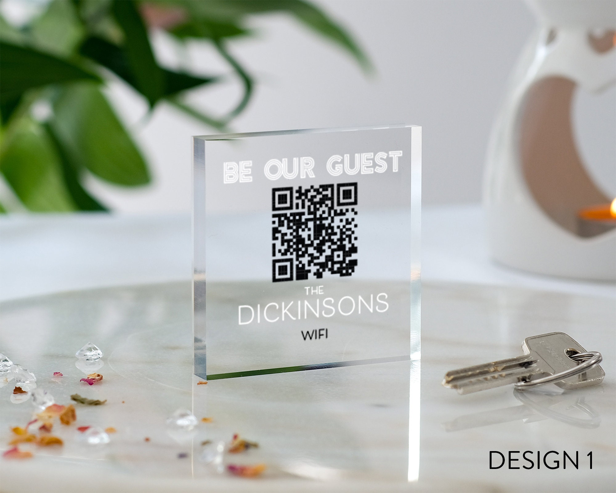 Personalised Wifi Sign QR Code Scanner Guest Wifi Password - Etsy Hong Kong