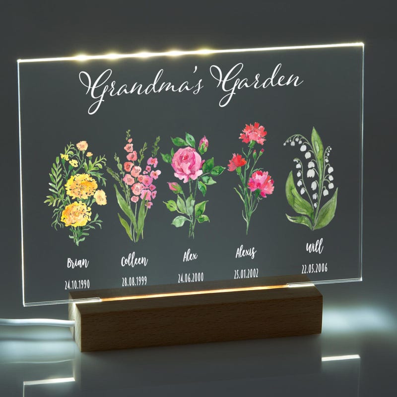 Grandma Light up Frame - Etsy UK
