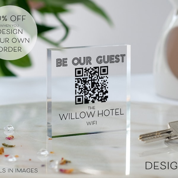 Qr Code Hotel - Etsy