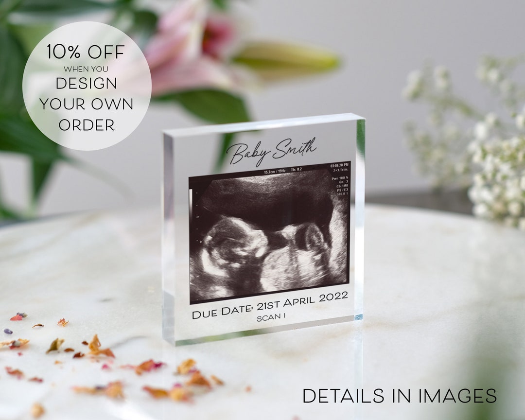 Baby Scan Photo Print | Baby Scan Frame | Baby Scan Gift for ...
