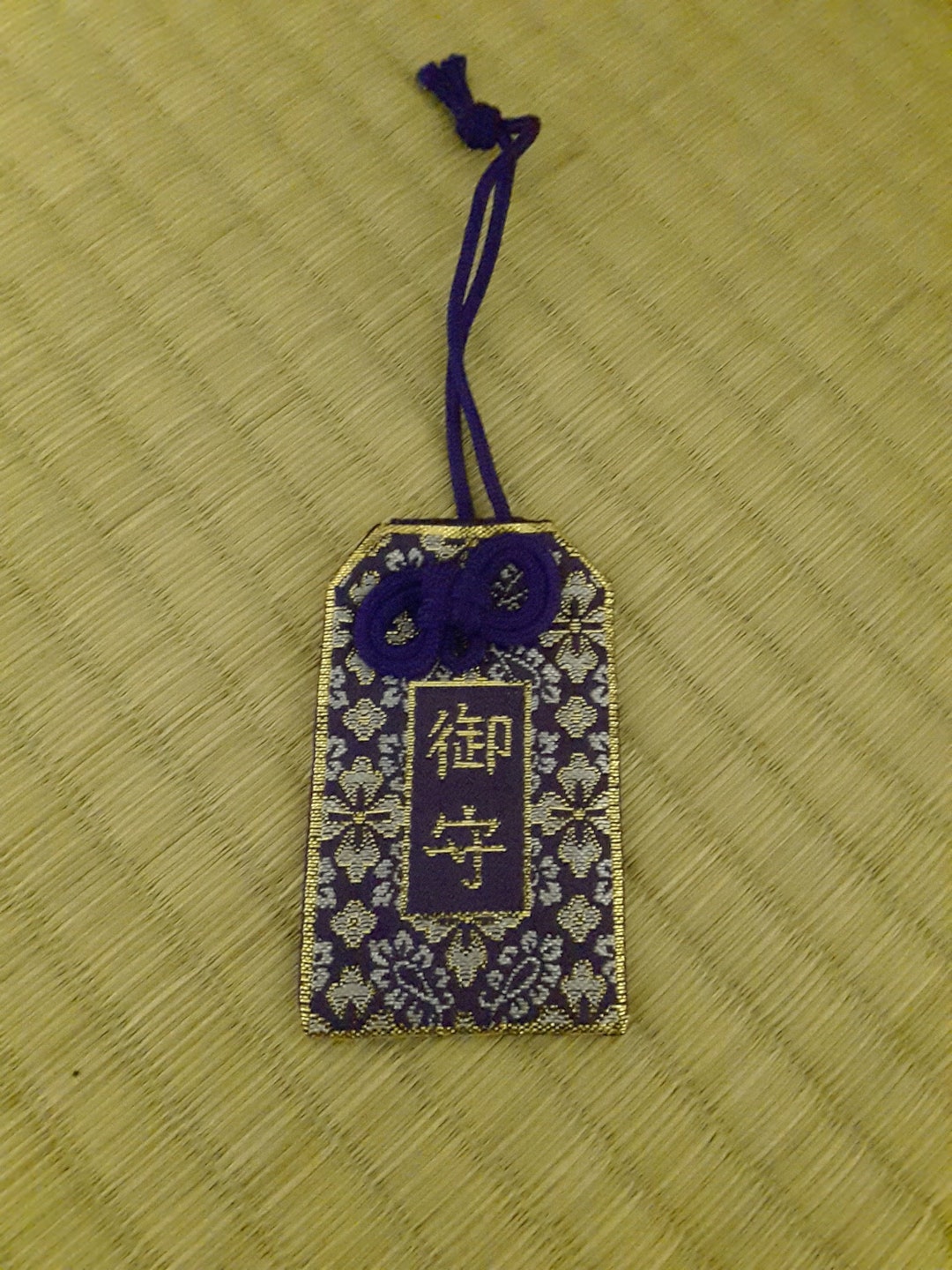 Blessed Original Omamori(blue), Japanese, Amulet, Japanese Culture ...