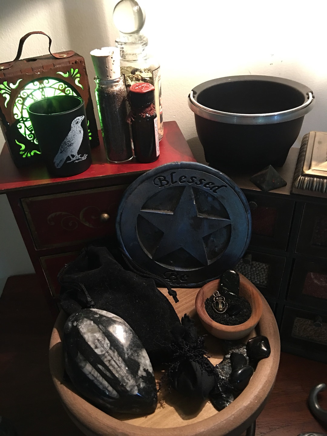 Protection Mojo Bag for Home/altar & Travel Mojo Bag - Etsy