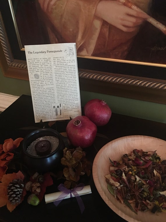 Persephone's Descent mini altar kit | Etsy