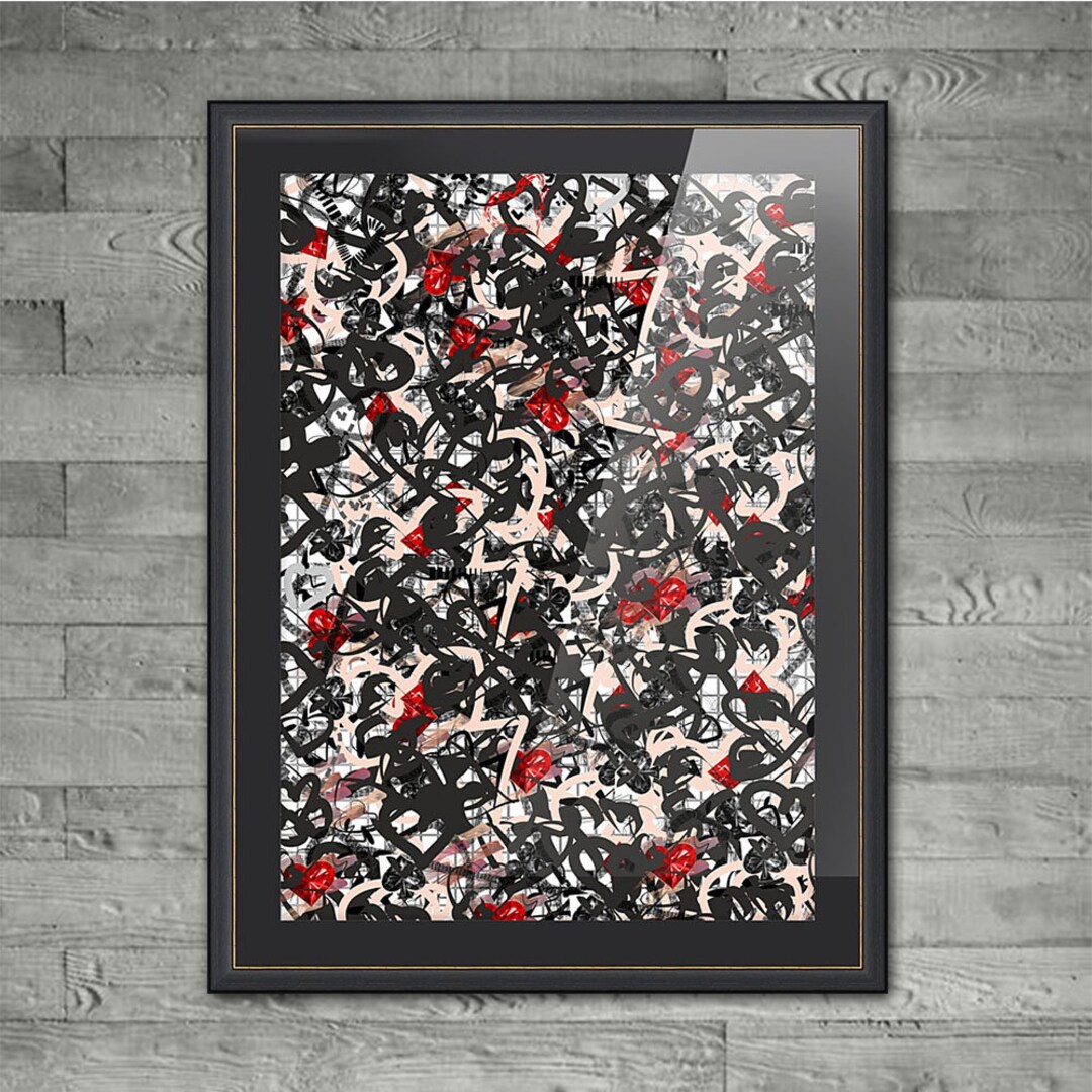 Playing Cards Back Design Illustration, Graffiti, Printonellas Version ...