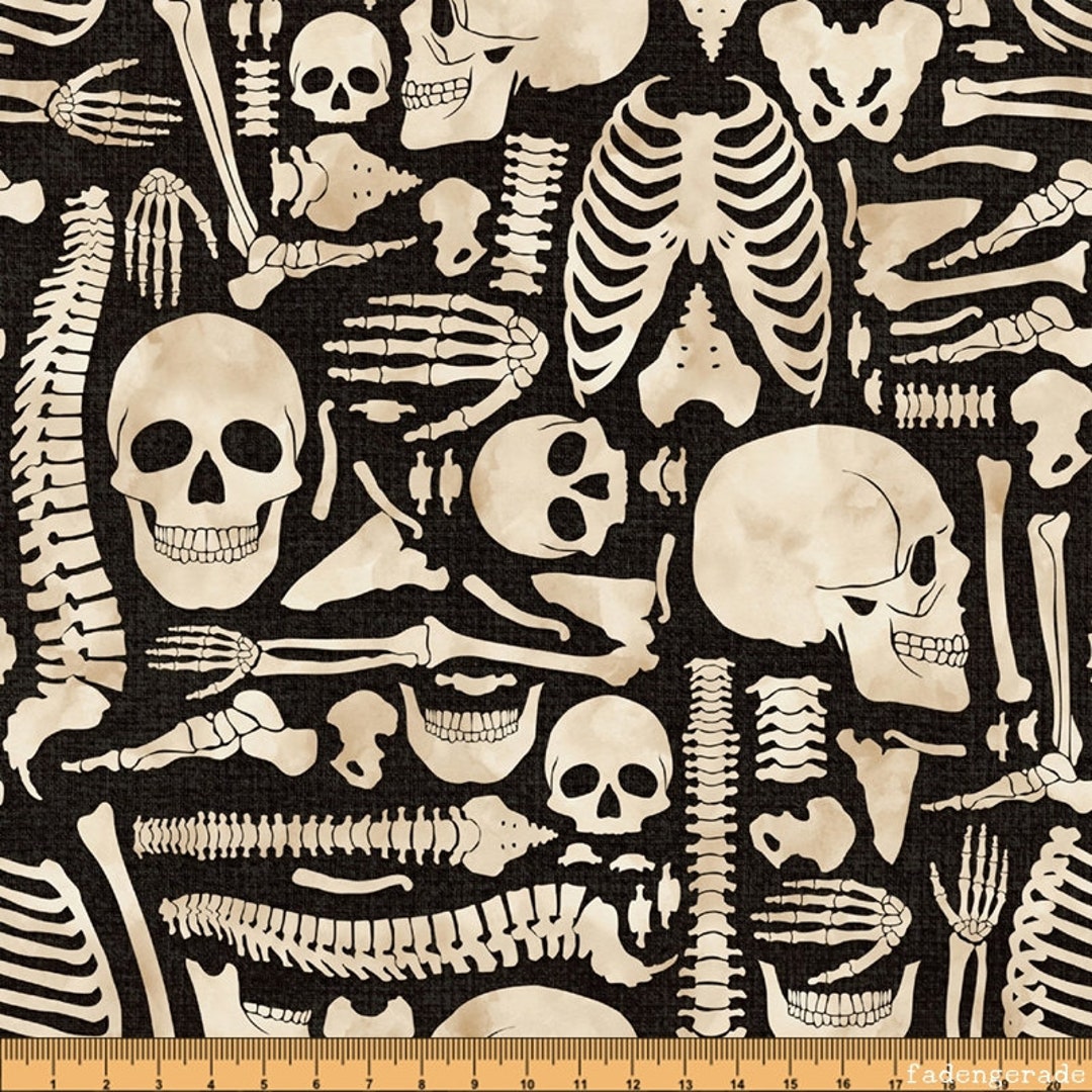 SALE-Skelett, Anatomie, Knochen, Medizin - Halloween von Kate Ward ...