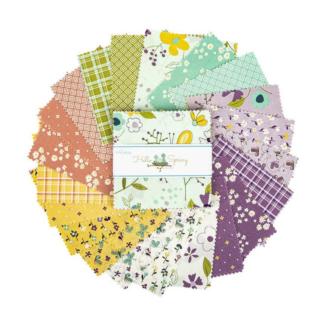 Charm Pack Hello Spring Von Sandy Gervais - Etsy