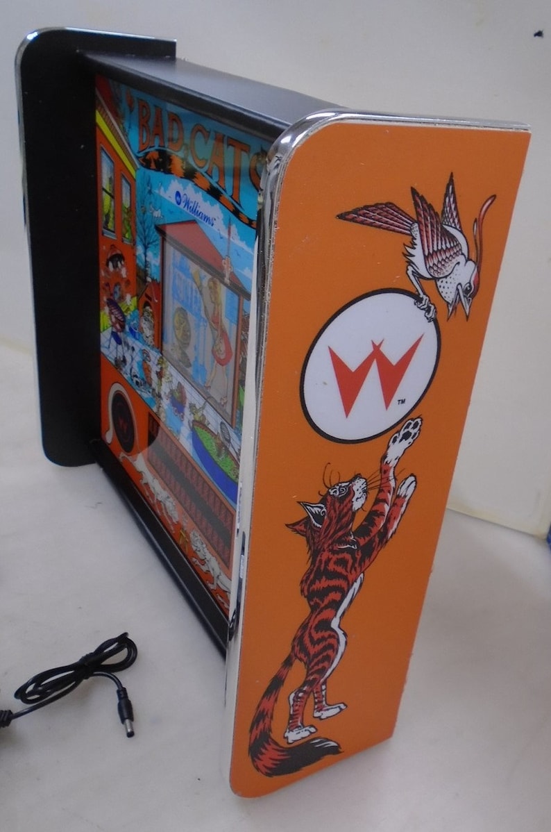 Williams Bad Cats Pinball Head LED Display Light Box - Etsy