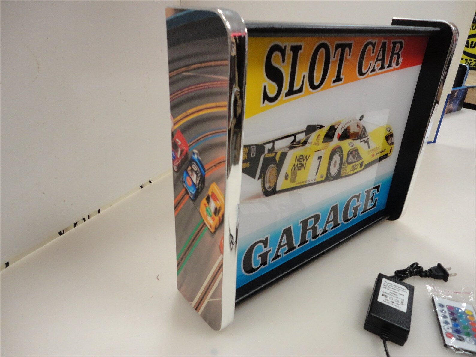 Slot Car Garage LED Display Light Sign Box - Etsy