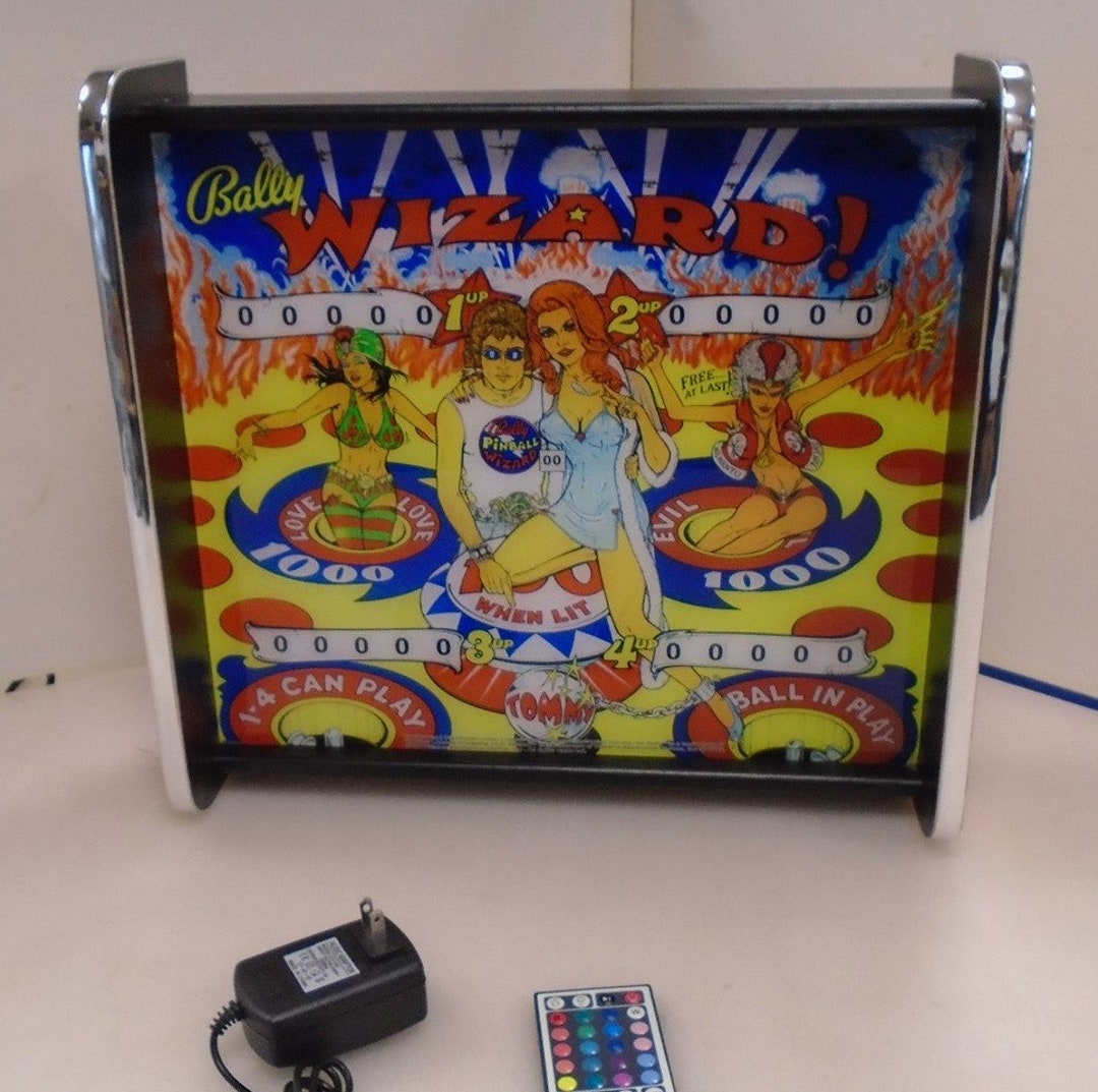 Bally Wizard Pinball Head LED Display Light Box - Etsy