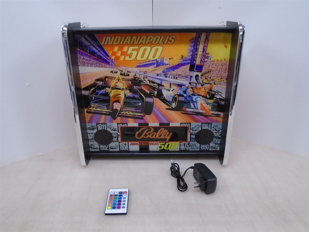 Bally Indianapolis 500 Pinball Head LED Display Light Box - Etsy