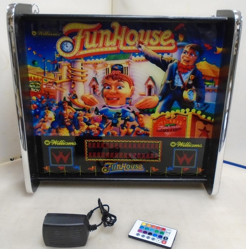 Williams Funhouse Pinball Head LED Display Light Box - Etsy