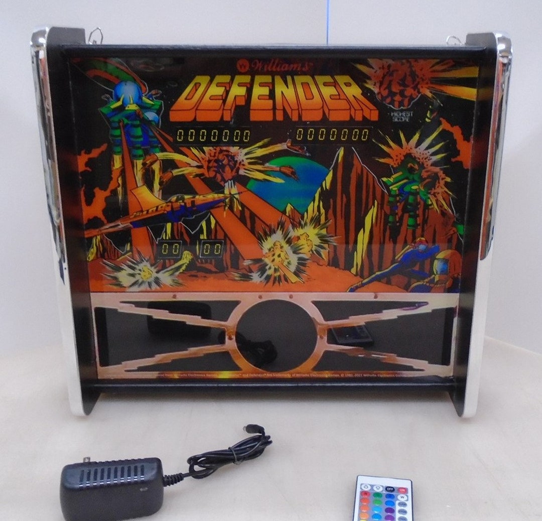 Williams Defender Pinball Head LED Display Light Box - Etsy