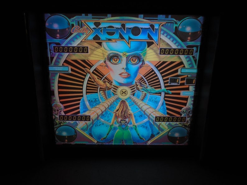 Bally Xenon Pinball Head LED Display Light Box - Etsy