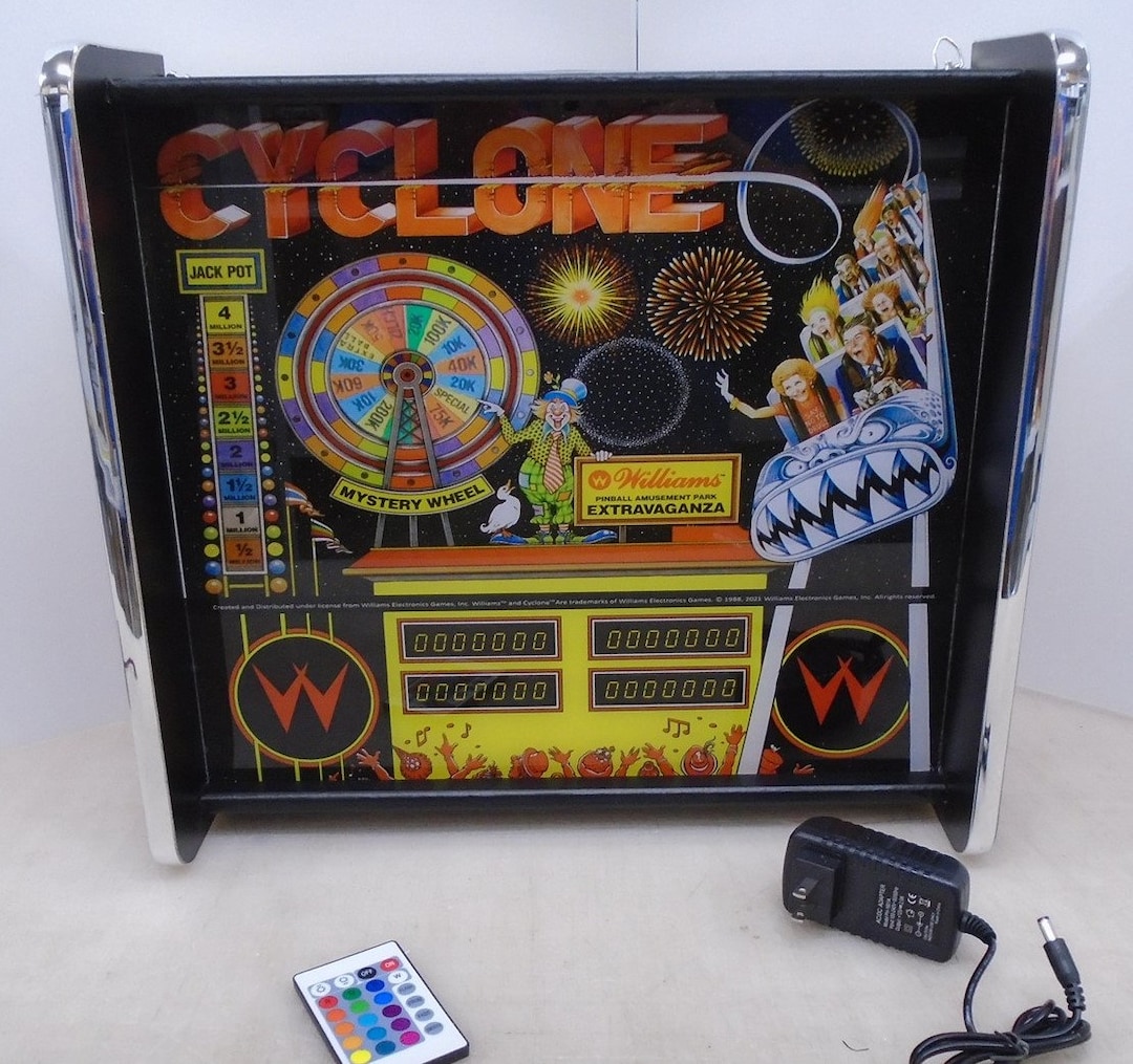 Williams Cyclone Pinball Head LED Display Light Box - Etsy