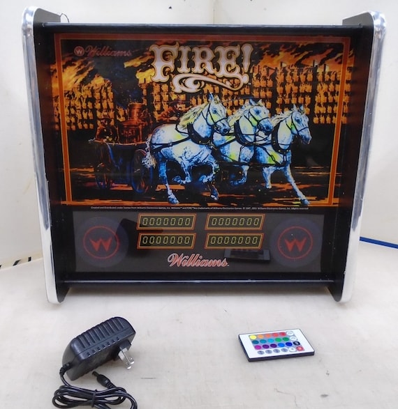 Williams Fire Pinball Head LED Display Light Box - Etsy UK