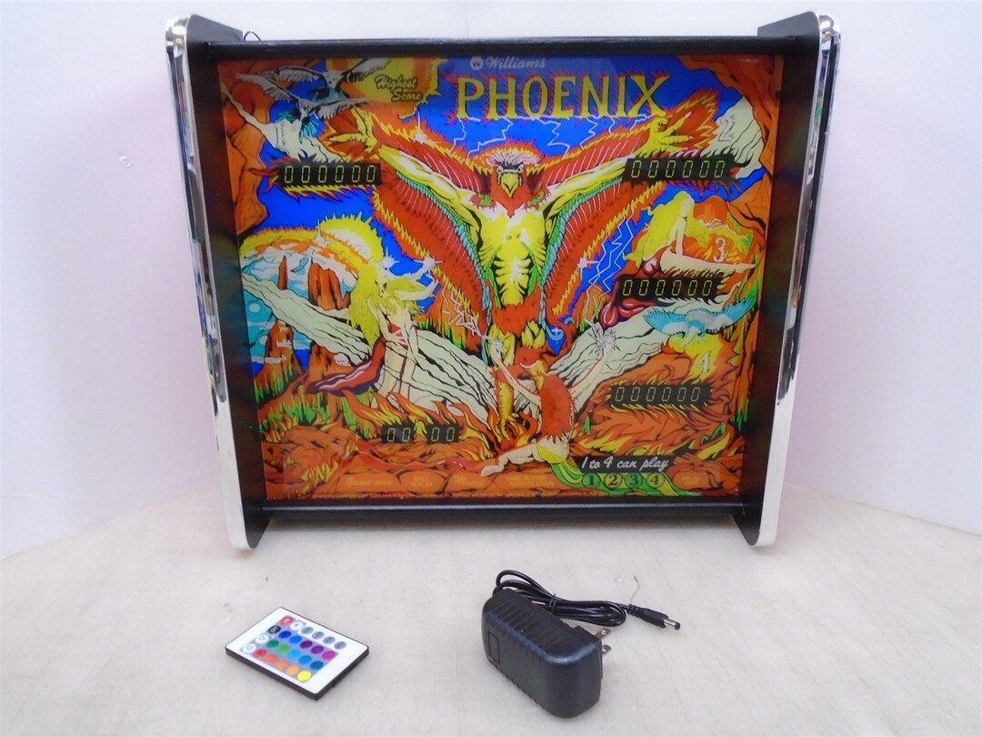 Williams Phoenix Pinball Head LED Display Light Box - Etsy