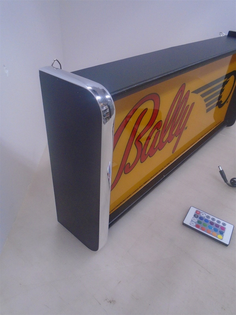 Bally Pinball Logo LED Display Light Box Sign - Etsy
