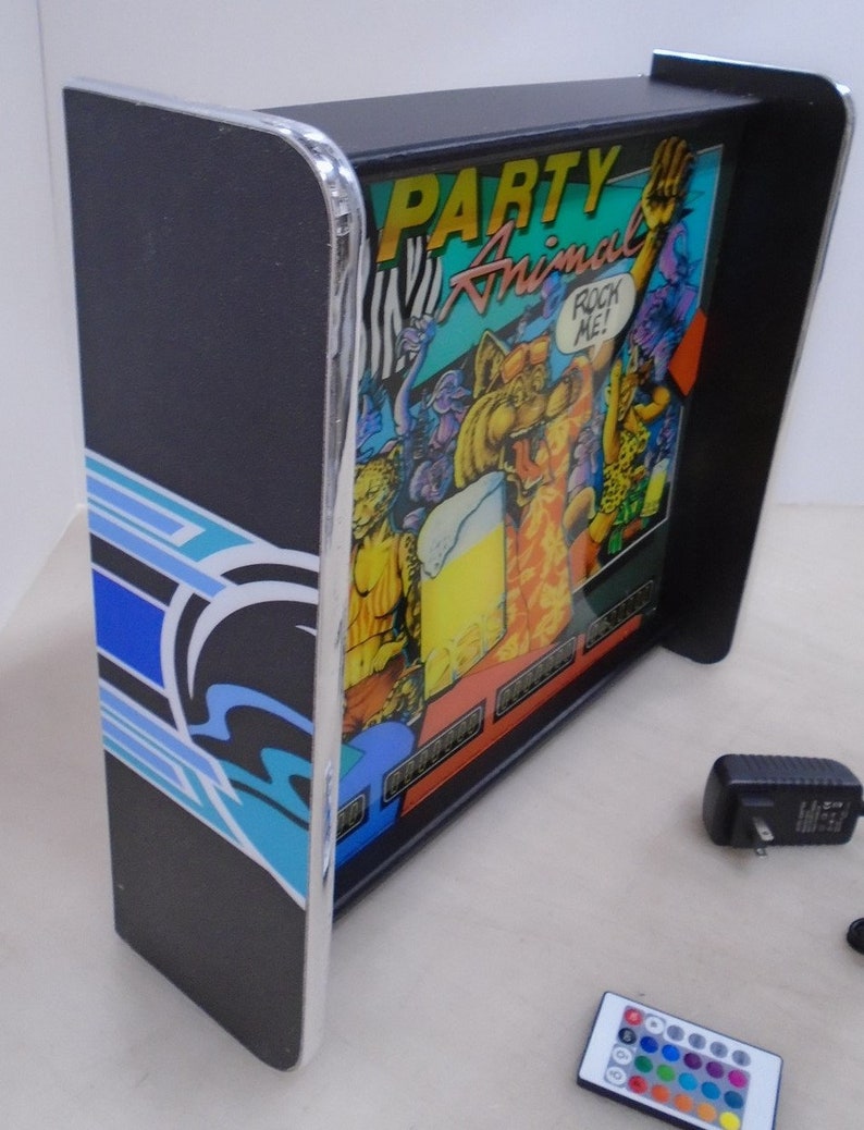 Bally Party Animal Pinball Head LED Display Light Box - Etsy