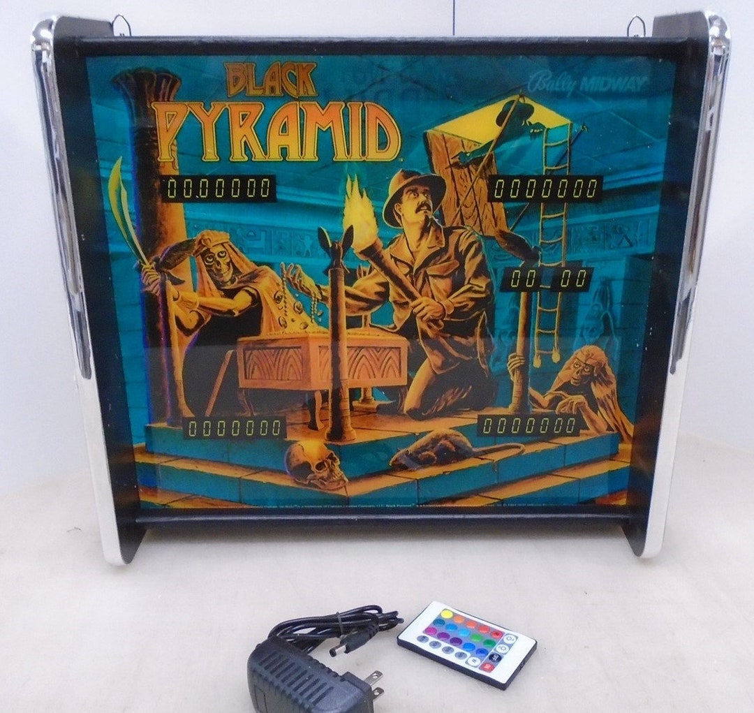 Bally Black Pyramid Pinball Head LED Display Light Box - Etsy