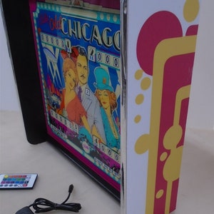 Bally Old Chicago Pinball Head LED Display Light Box - Etsy
