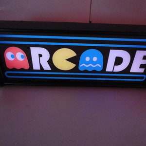 Arcade Game/rec Room LED Display Light Box - Etsy