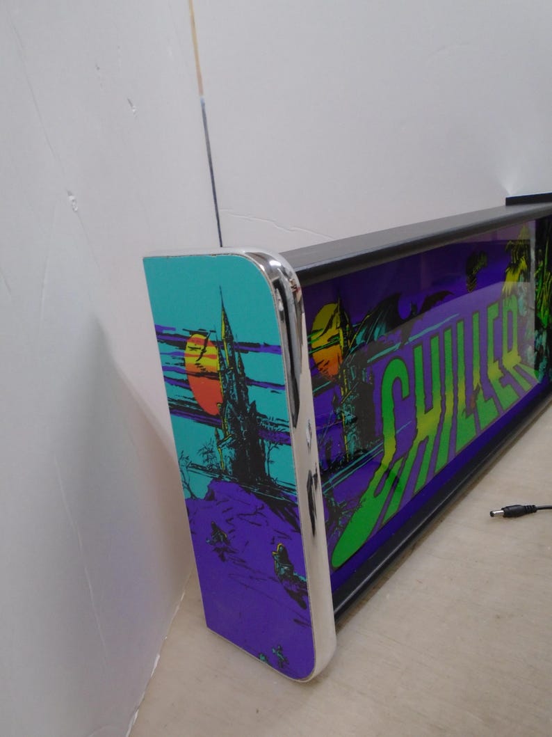 Exidy Chiller Marquee Game/rec Room LED Display Light Box - Etsy
