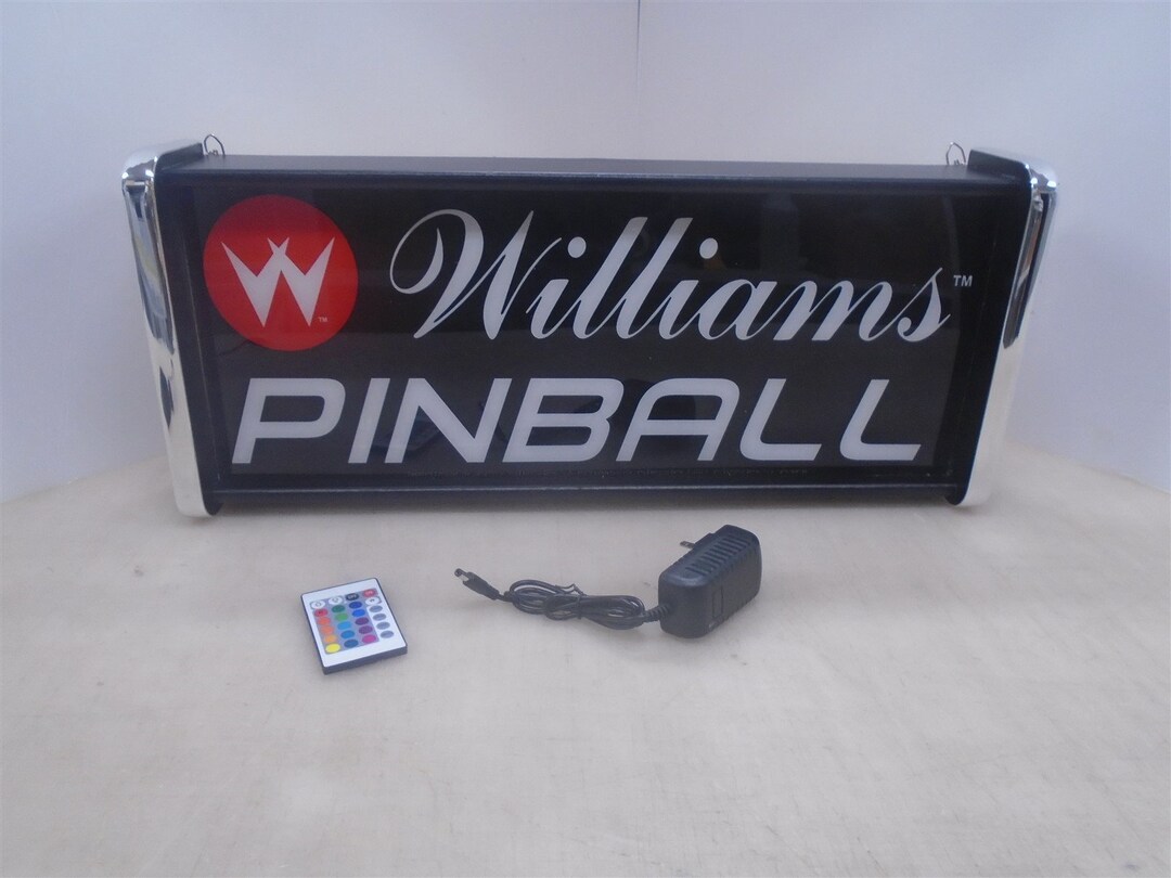Williams Pinball Logo LED Display Light Box Sign - Etsy
