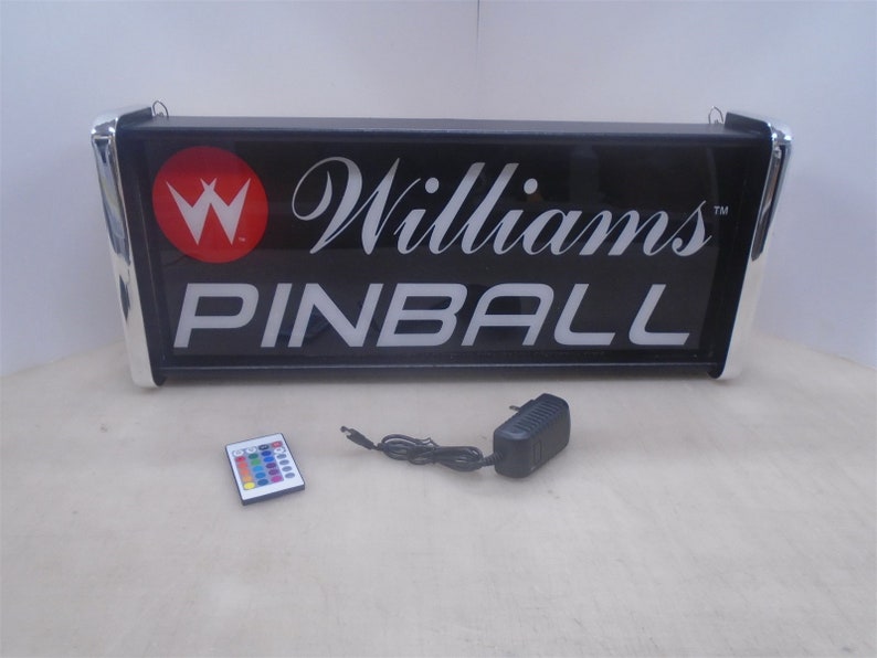 Williams Pinball Logo LED Display Light Box Sign - Etsy