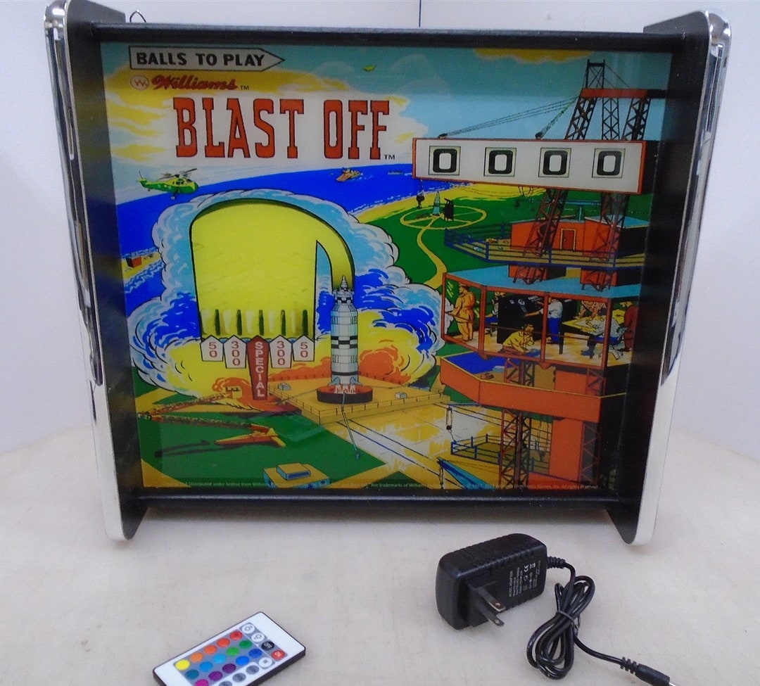 Williams Blast off Pinball Head LED Display Light Box - Etsy