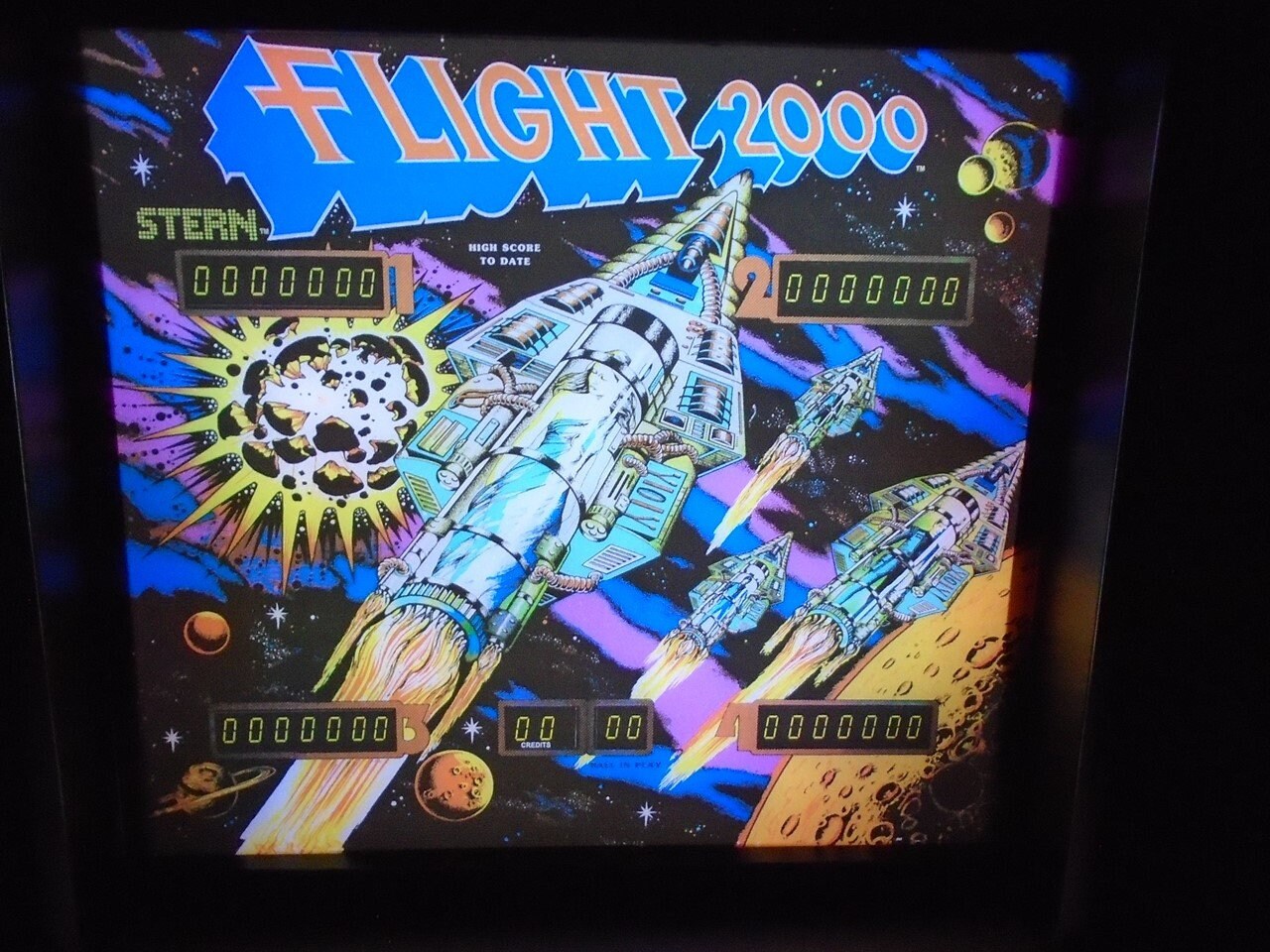 Stern Flight 2000 Pinball Head LED Display Leuchtkasten | Etsy