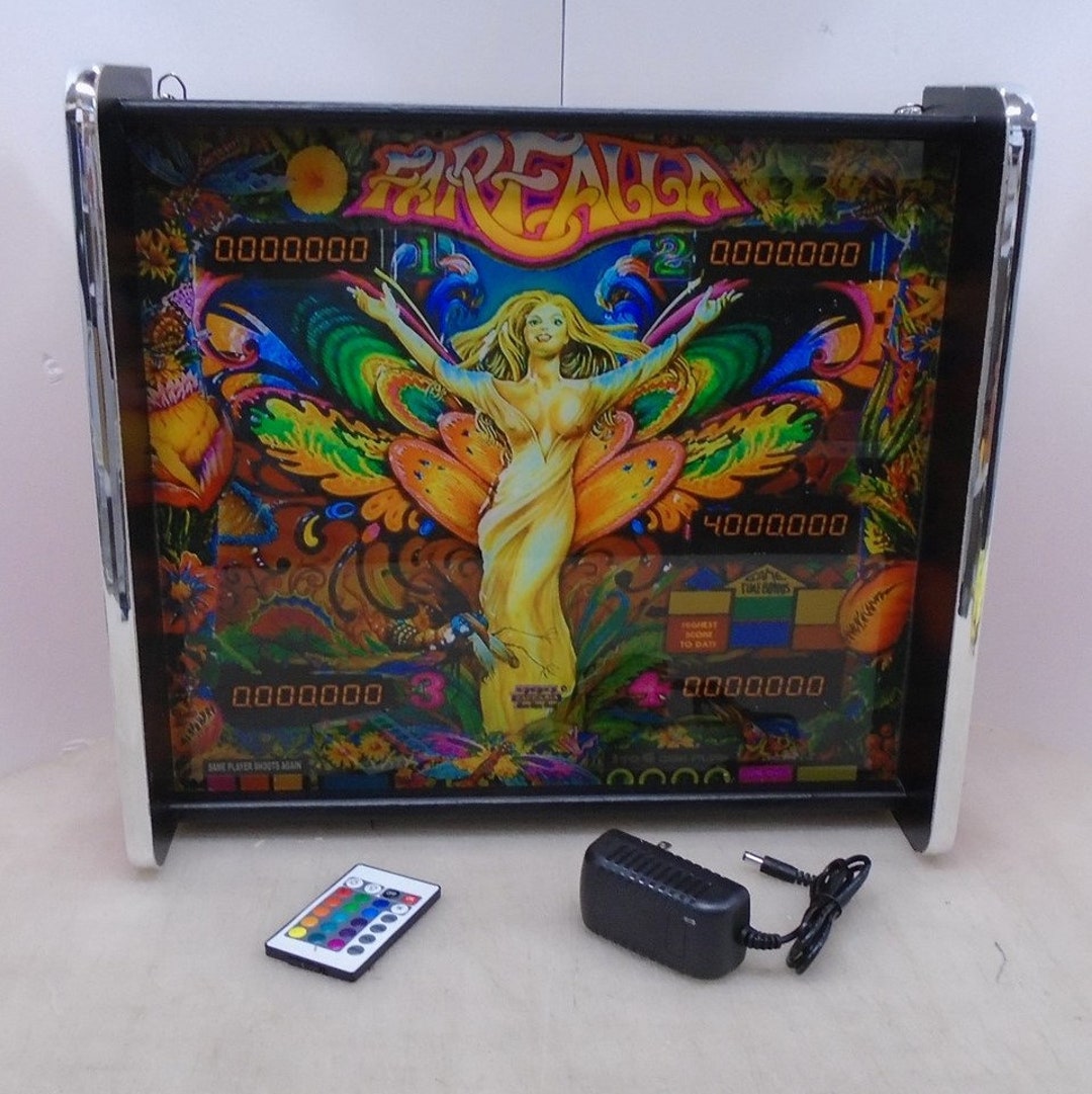 Zaccaria Farfalla Pinball Head LED Display Light Box - Etsy