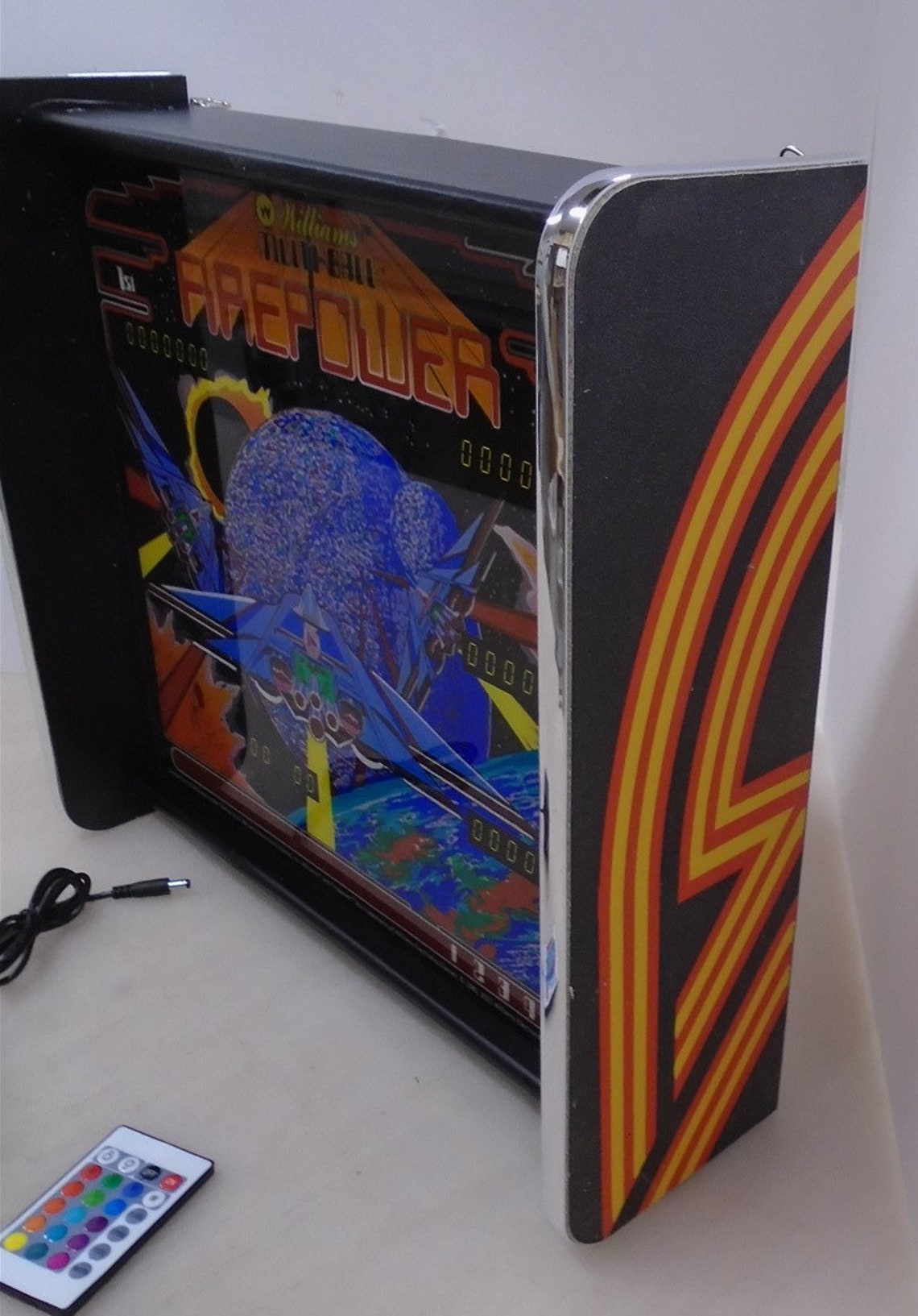 Williams Firepower Pinball Head LED Display light box | Etsy