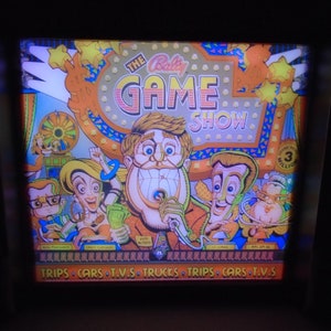Bally the Game Show Pinball Head LED Display Light Box - Etsy