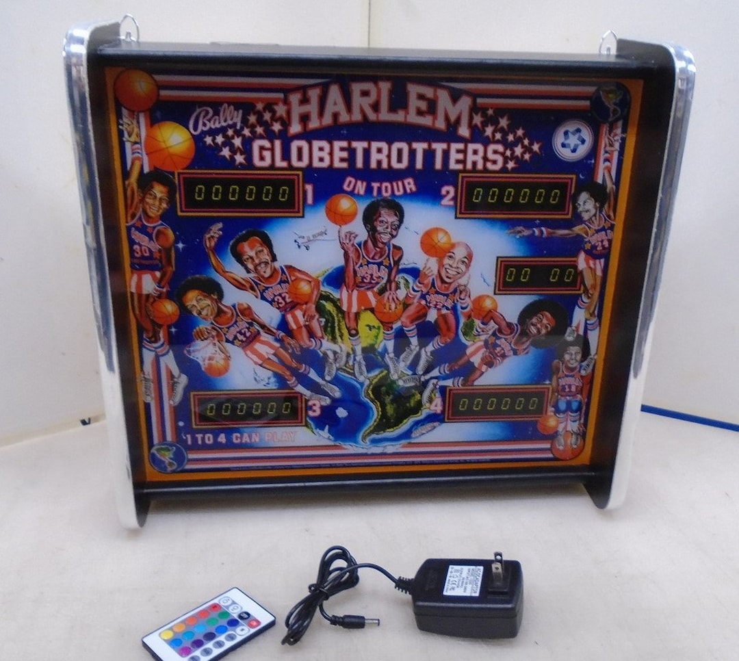 Bally Harlem Globetrotters Pinball Head LED Display Light Box - Etsy