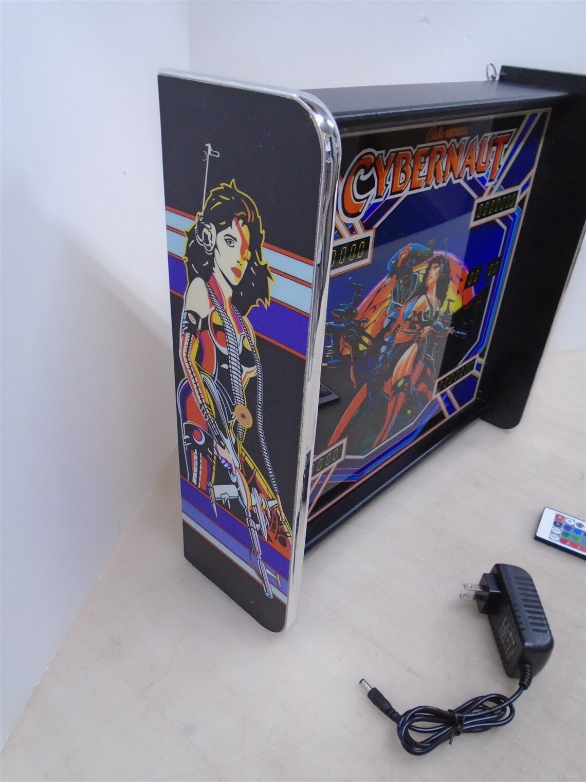 Bally Cybernaut Pinball Head LED Display Light Box - Etsy