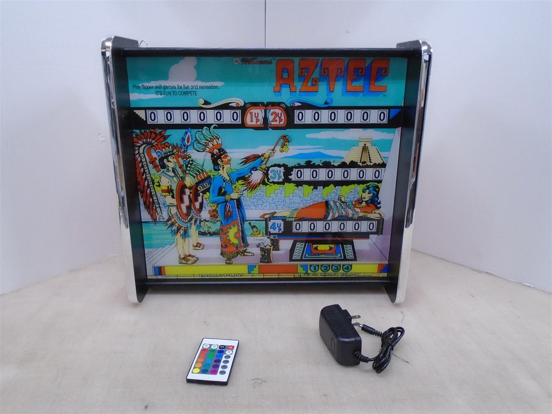 Williams Aztec Pinball Head LED Display Light Box - Etsy