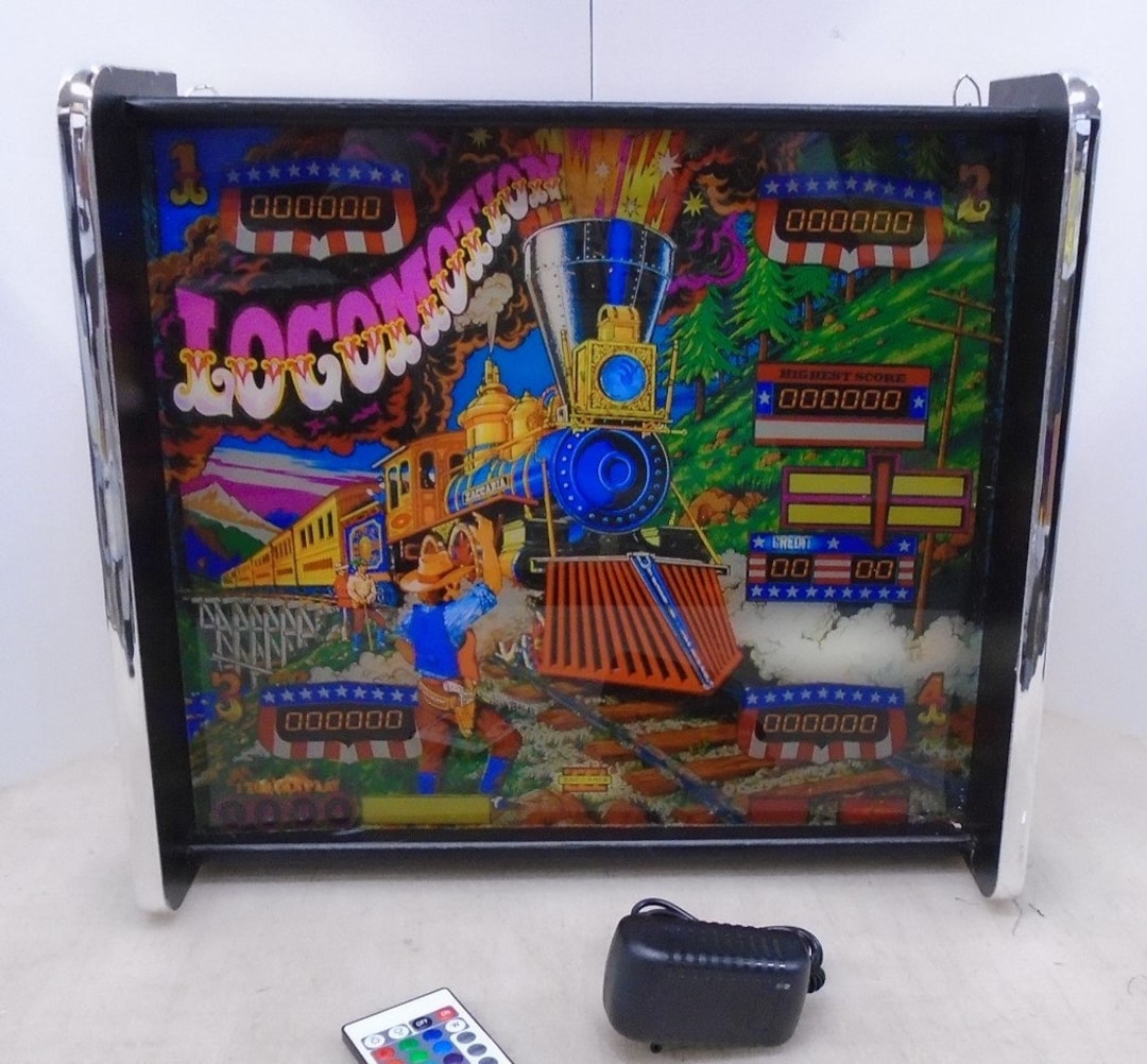 Zaccaria Locomotion Pinball Head LED Display Light Box - Etsy