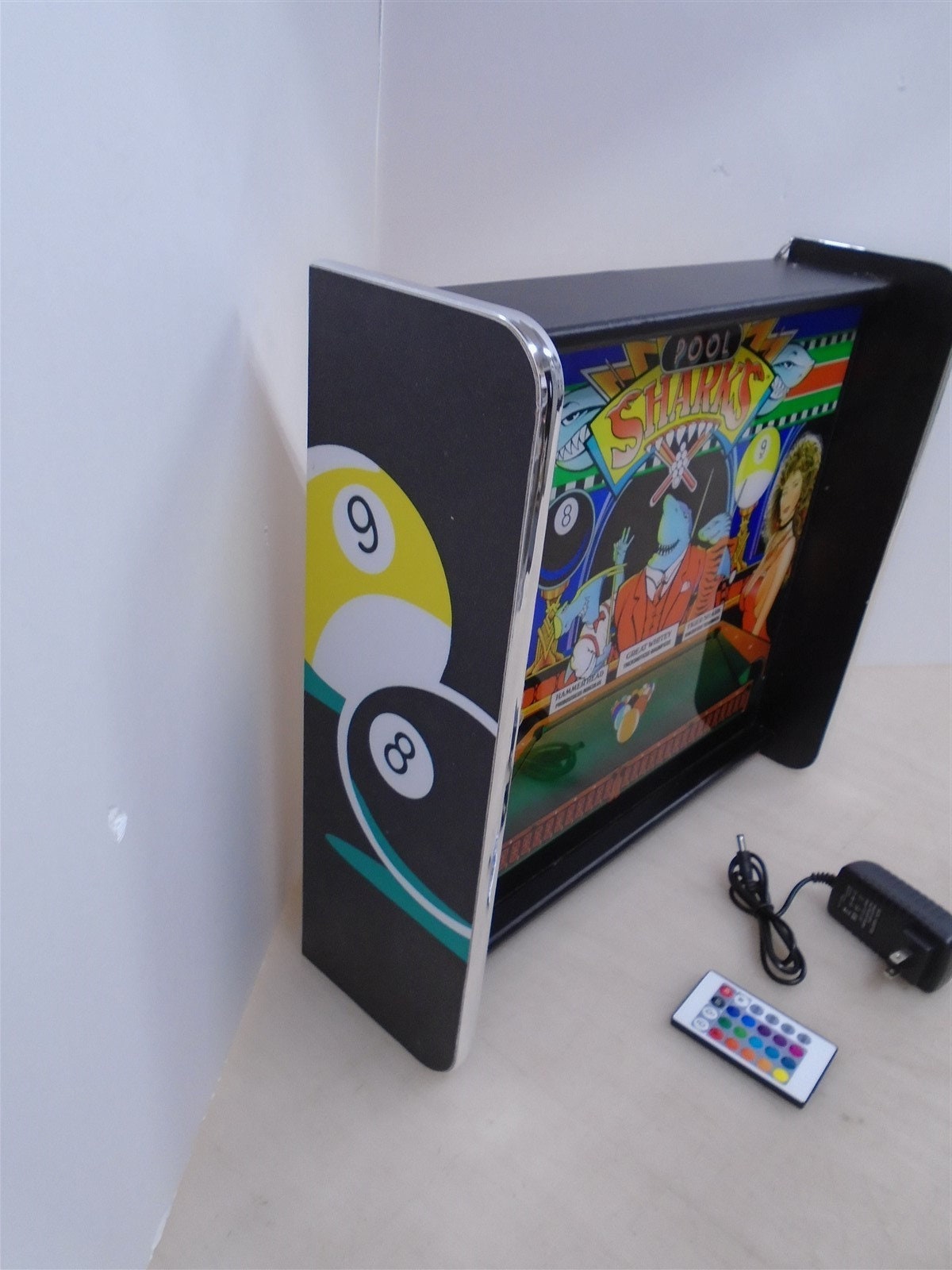 Bally Pool Sharks Pinball Head LED Display Light Box - Etsy