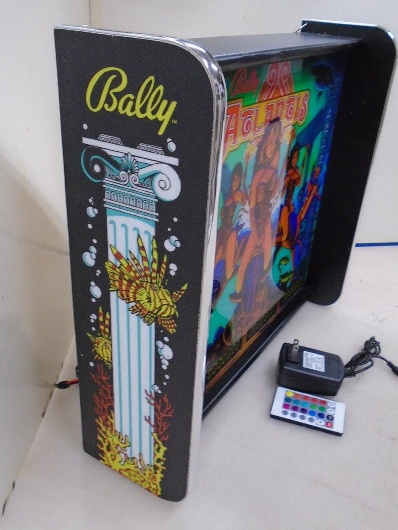 Bally Atlantis Pinball Head LED Display Light Box - Etsy